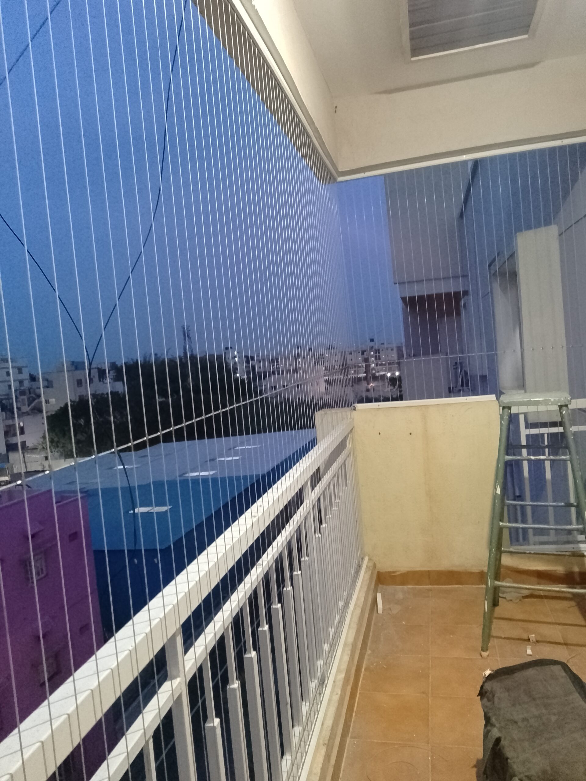 Invisible Safety Grill, Invisible Grill for Balconies, Safety Grills ...